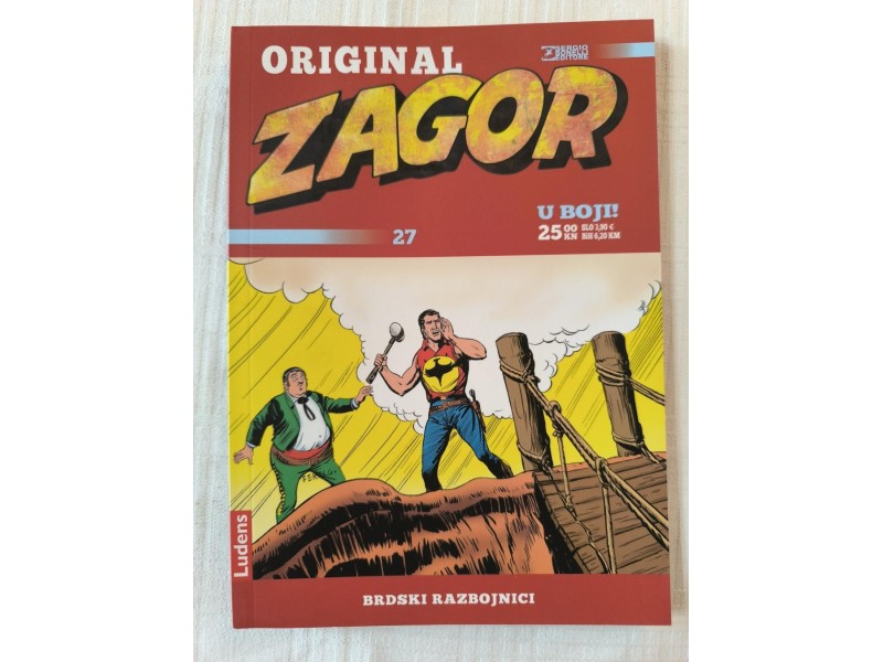 Zagor Original u Boji broj 27 Ludens - GLANCER -