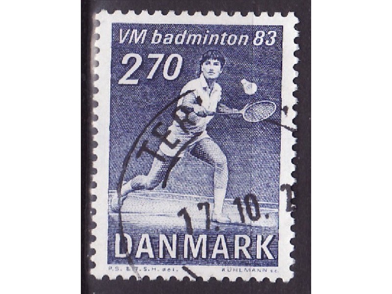 Danska - badmington 1983.