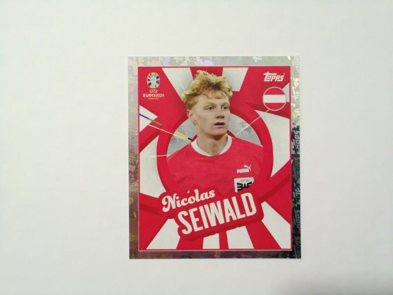 Euro 2024 TOPPS FOIL paralela AUT PTW