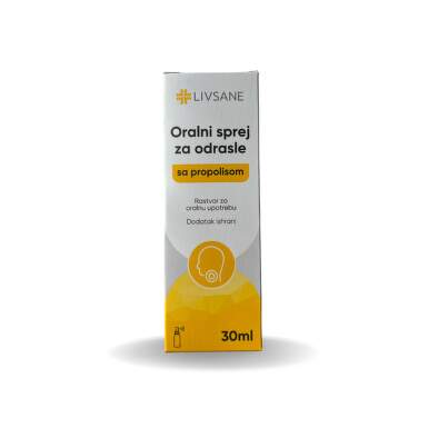 LIVSANE Propolis Oralni sprej, 30 ml