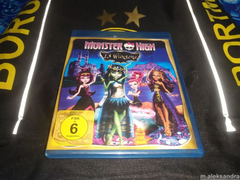 Blu Ray film Monster High 13 Wishes