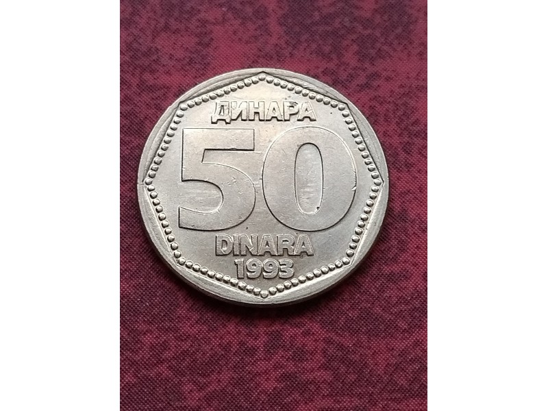 50 Dinara 1993 - Jugoslavija