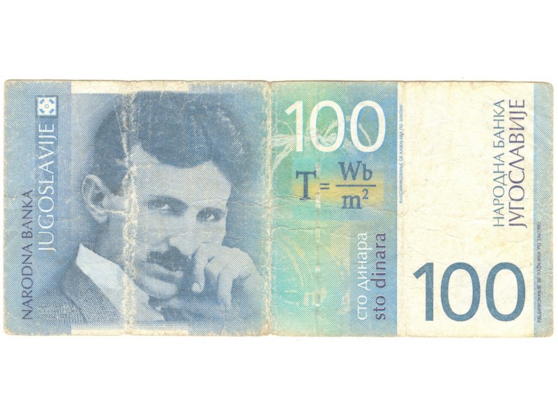 100 DINARA 2000