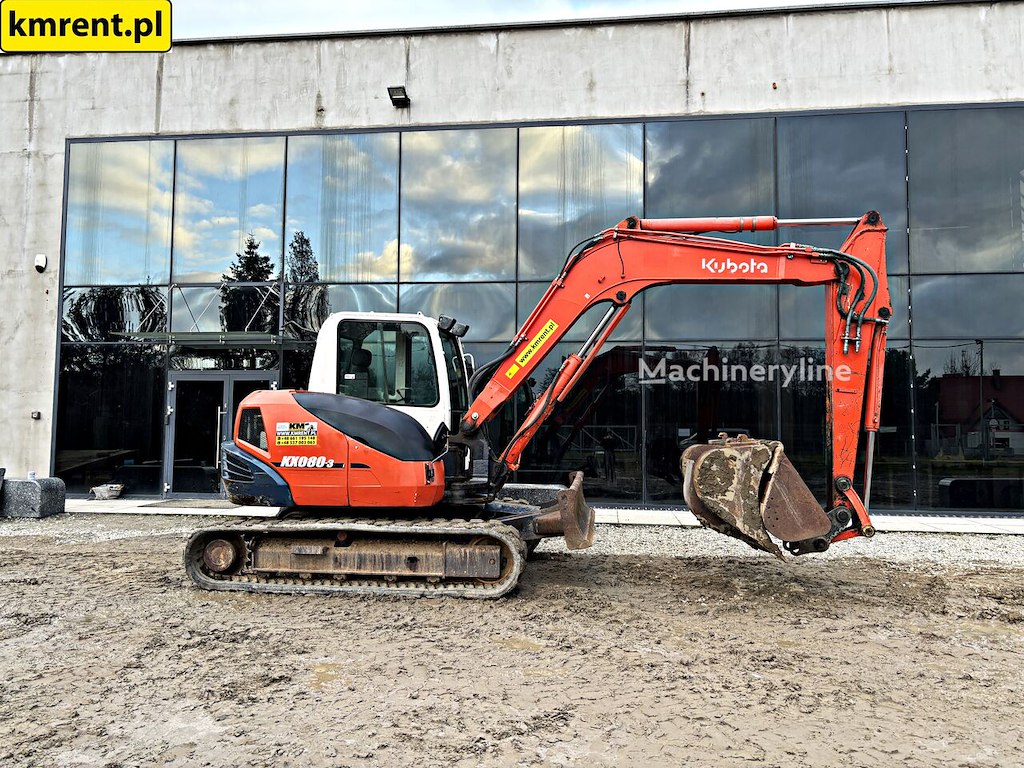 Kubota KX080-3 MIDI-KOPARKA 2011R. | JCB 8080 8085 KOMATSU 88 CAT 308 M bager guseničar