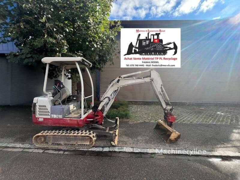 Takeuchi TB016 mini bager