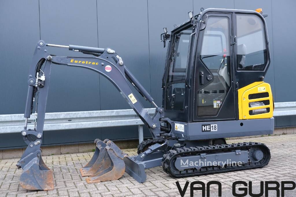 Novi Eurotrac HE18-C MARGE (zonder btw) bagger graafmachine mini bager