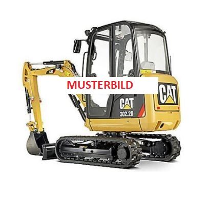 Caterpillar Kettenbagger 302.2 D bager guseničar