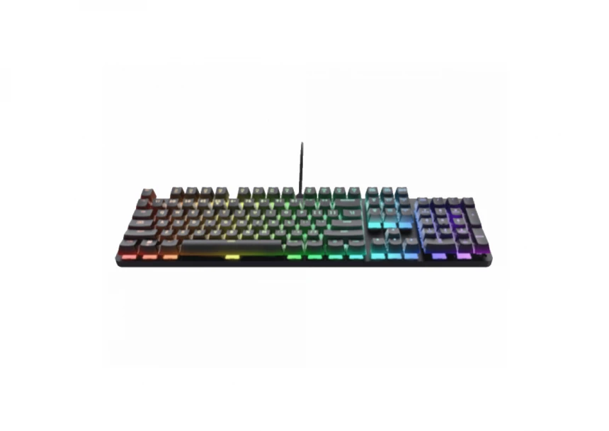 Tastatura TRUST GXT871 ZORA mehanicka/US/RGB/crna