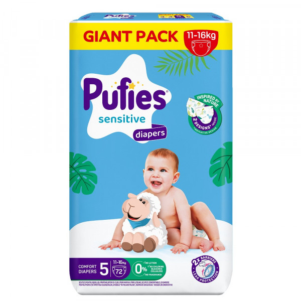 Pufies pelene GP 5 junior 11-16kg 72kom