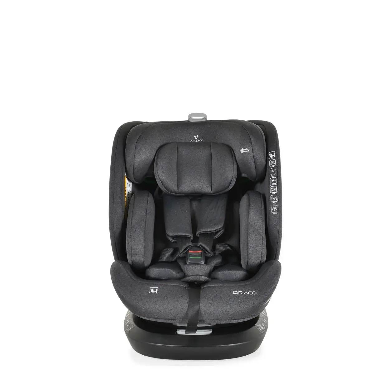 CANGAROO Autosedište za bebe sa isofix-om Draco - Black