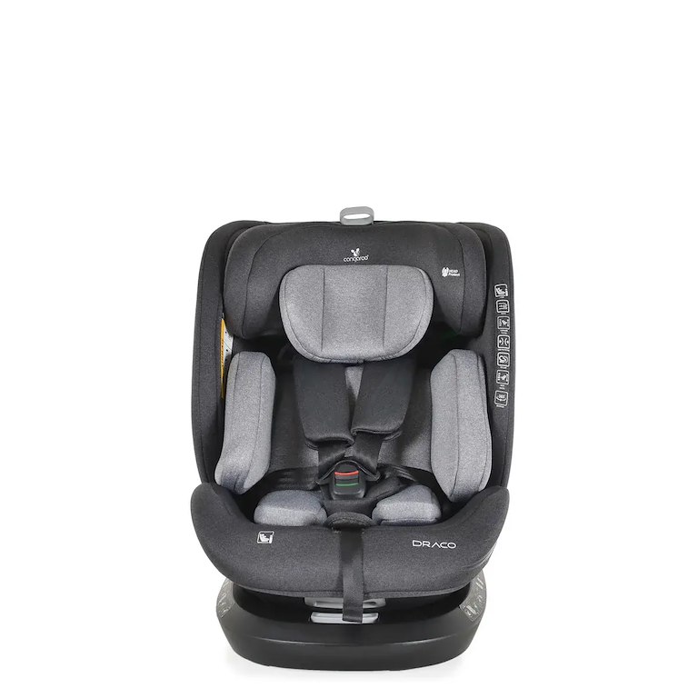 CANGAROO Autosedište za bebe sa isofix-om Draco - Grey