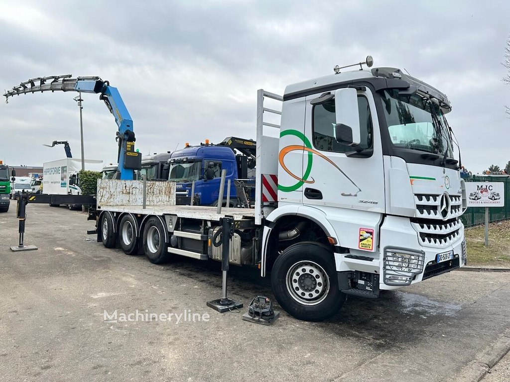 Mercedes-Benz AROCS 3246 8x4 TRIDEM + CRANE (24m!) PALFINGER PK 34002 G SH (8x pokretna dizalica