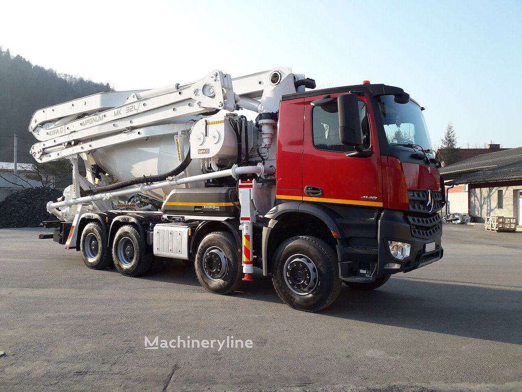 Cifa PB808 na šasiji Mercedes-Benz AROCS 41480 pumpa za beton