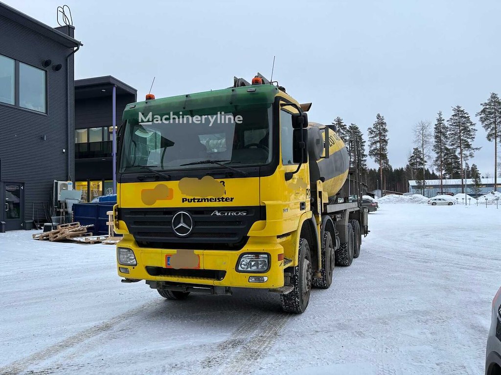 Prodaje se Putzmeister na šasiji Mercedes-Benz Actros 11.9 pumpu za beton na aukciji