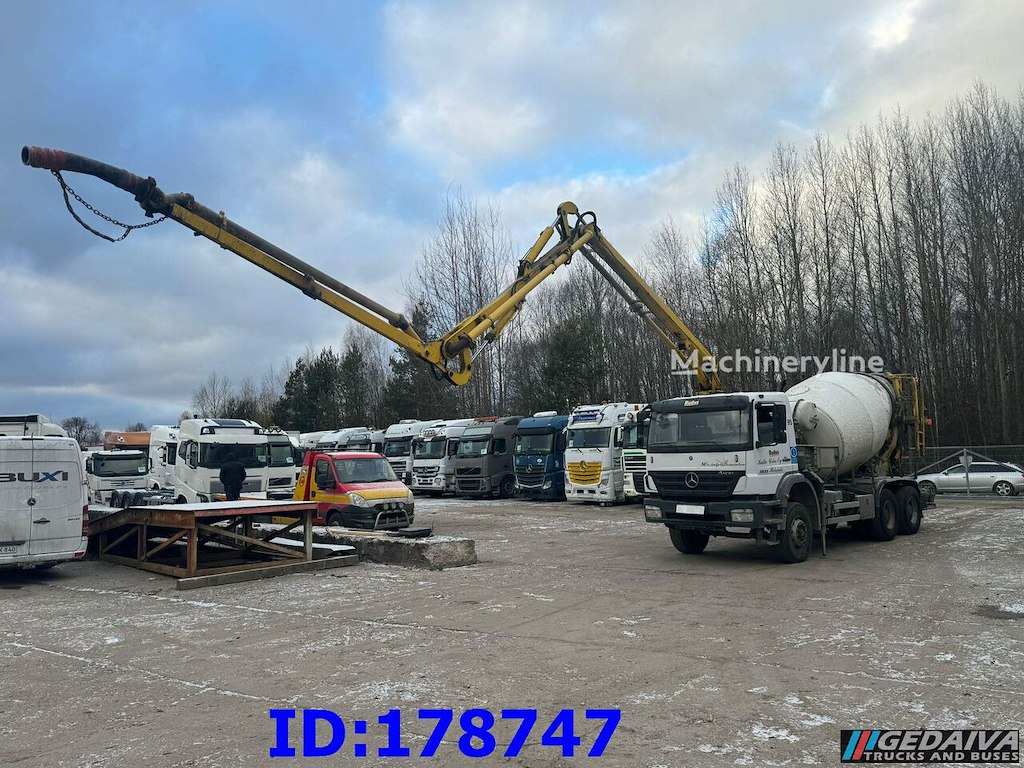 Schwing 750 na šasiji Mercedes-Benz Axor 2633 pumpa za beton