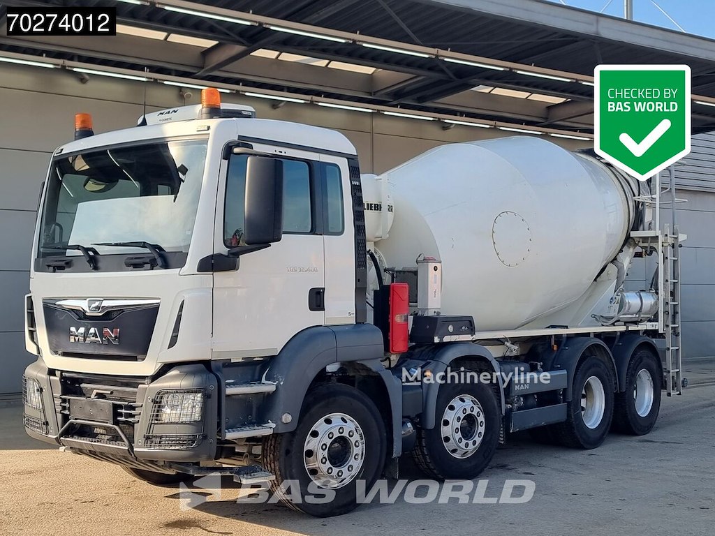 MAN TGS 32.400 8X4 9m3 Liebherr Steelsuspension Euro 6 kamion s mešalicom za beton