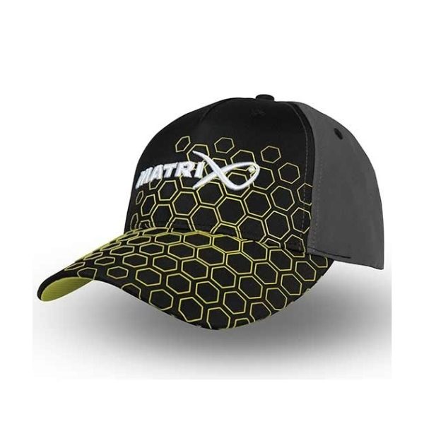 Matrix Kačket Hex Print Cap (Black)