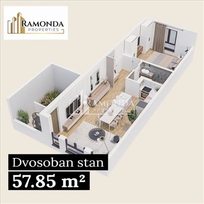 Surcin Stanovi 58m2 i 70m2 bez provizije ID#18