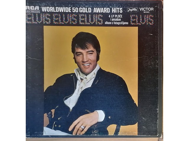 4LPbox ELVIS - Worldwide 50 Gold Hits (1981) 9. presing