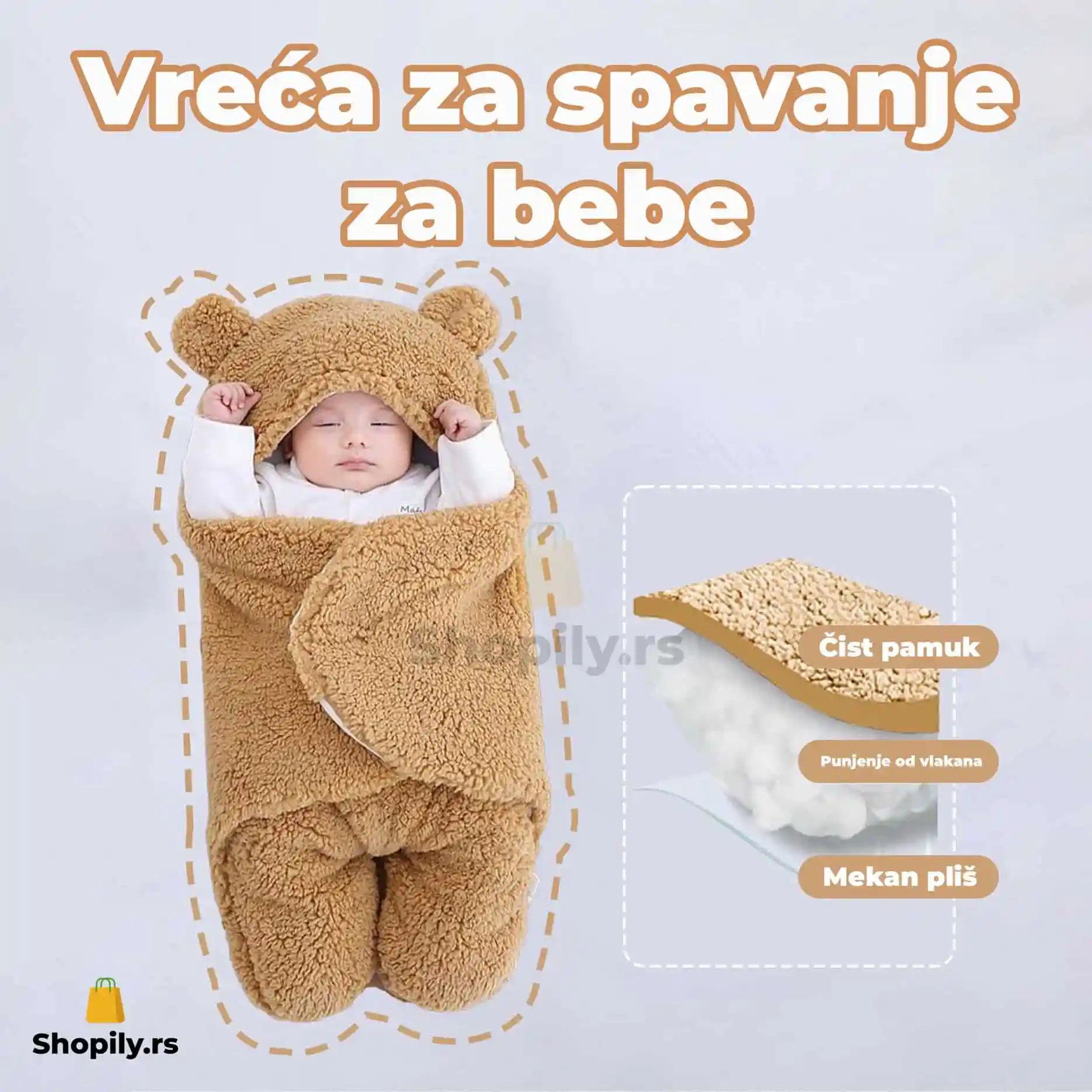 Vreća za spavanje za bebe