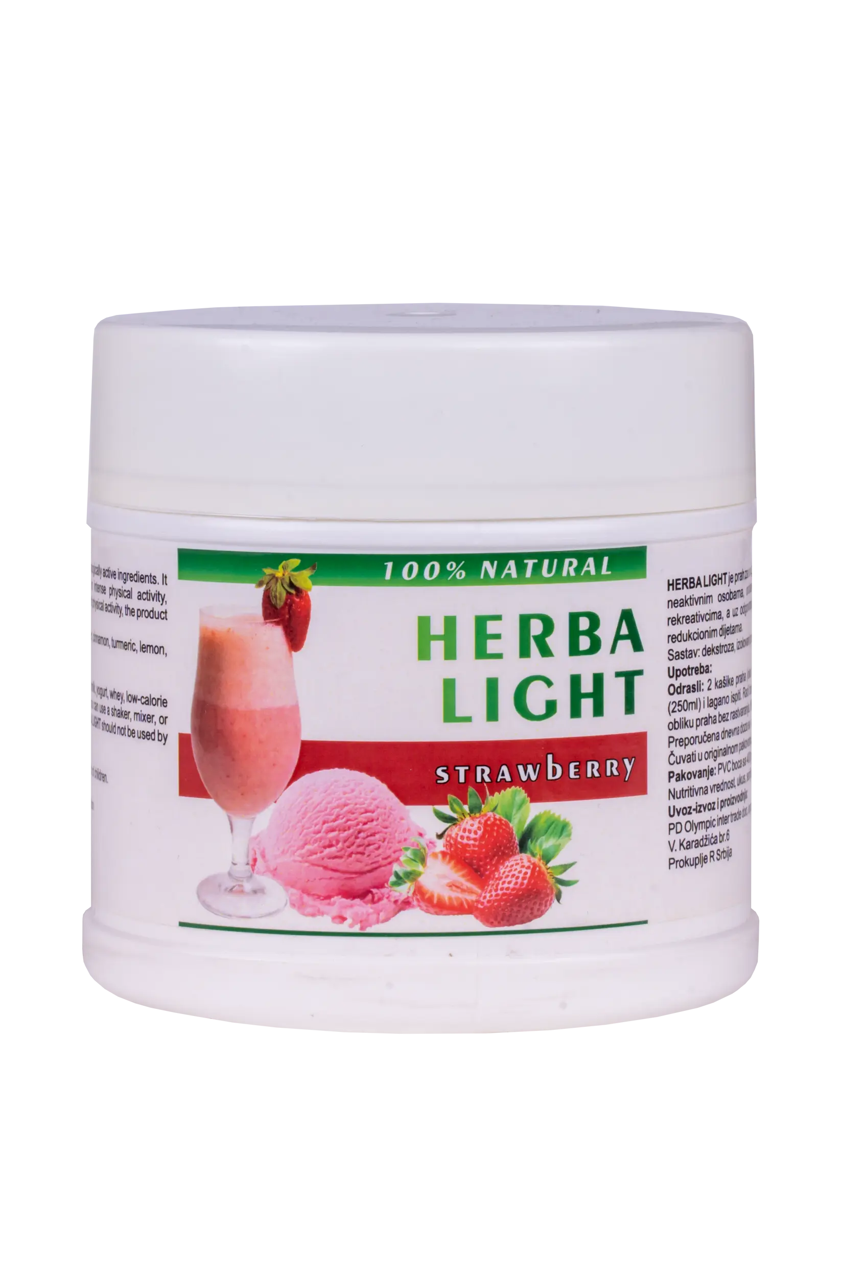 OLYMPIC Herbalight Plus Collagen Jagoda, 360g