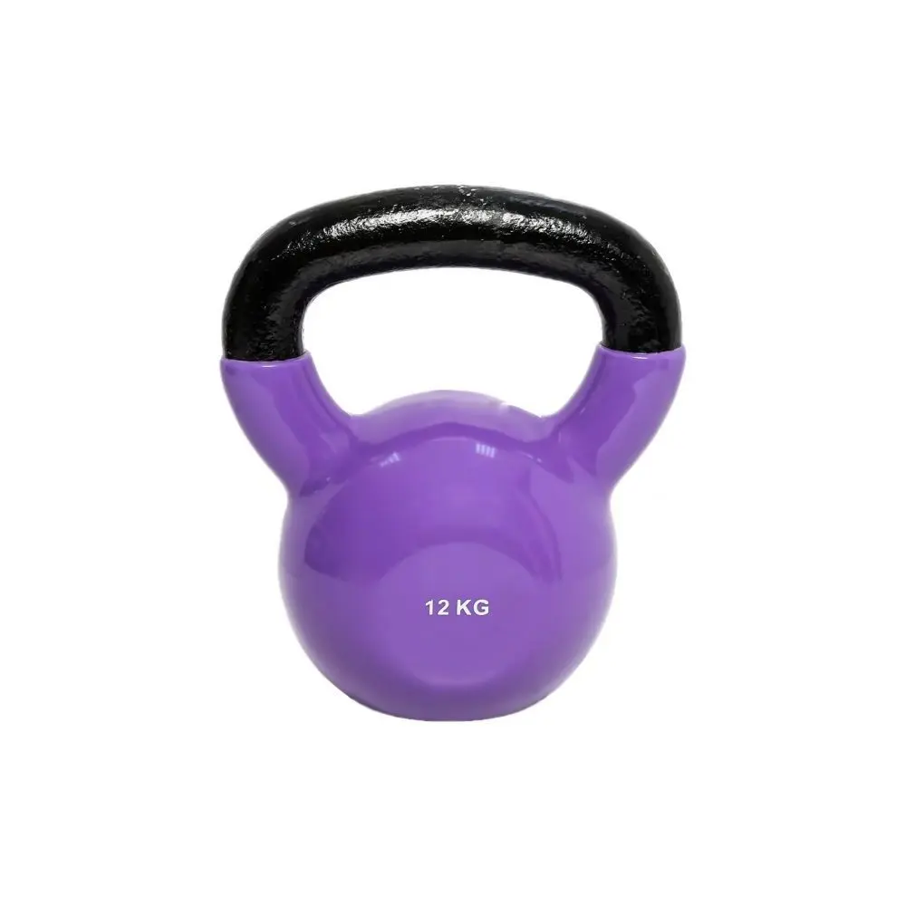 RING kettlebell metal+vinyl 12kg ljubičasta