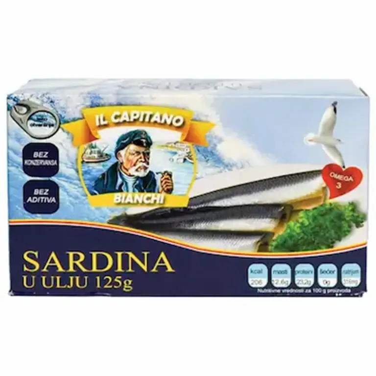 IL CAPITANO Sardina u biljnom ulju, 125 g