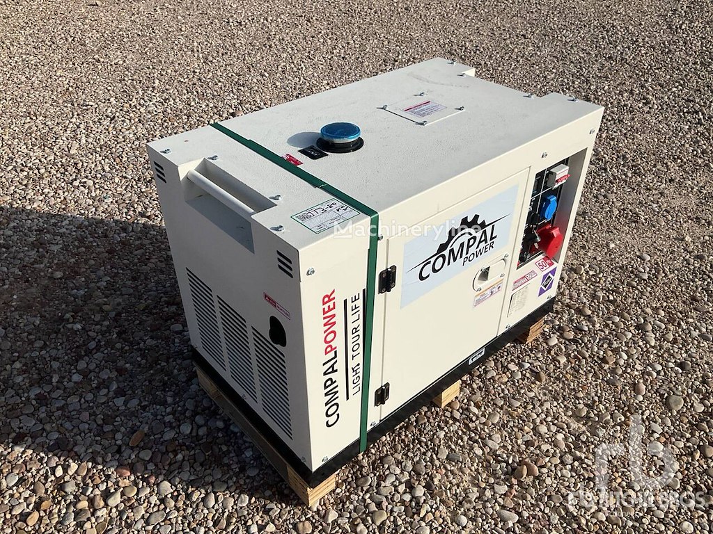 Prodaje se COMPAL VG-R110 11 kVA 10kW (Unused) drugi generator na aukciji