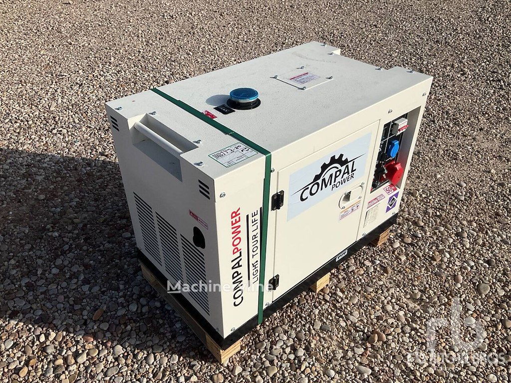 Prodaje se COMPAL VG-R110 11 kVA 10kW (Unused) drugi generator na aukciji