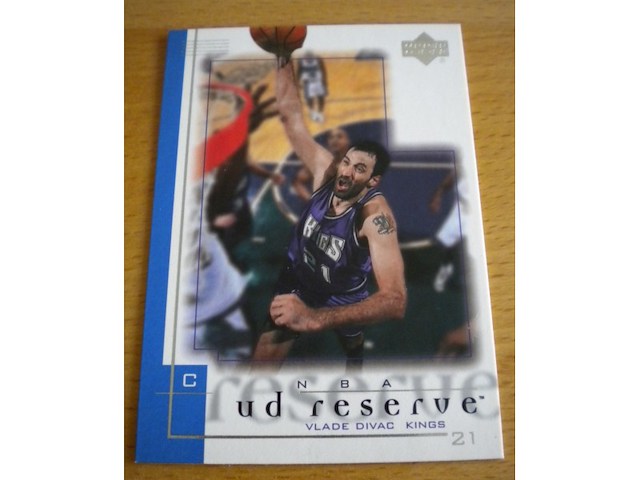 Vlade Divac `Upper Deck Reserve 2000-01`