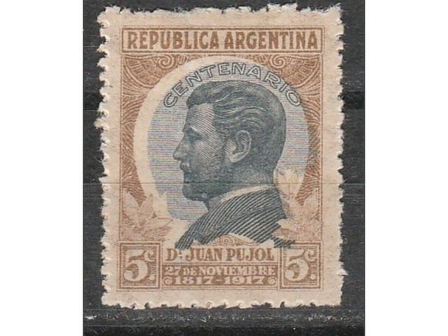 Argentina - 1918 - Juan Gregorio Pujol - MH