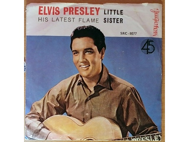 SP ELVIS - His Latest Flame (1961) 3. press, VG/G/VG-