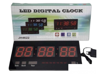 Zidni sat digitalni led / JH 4622