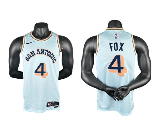 DeAaron Fox - San Antonio Spurs NBA dres #4