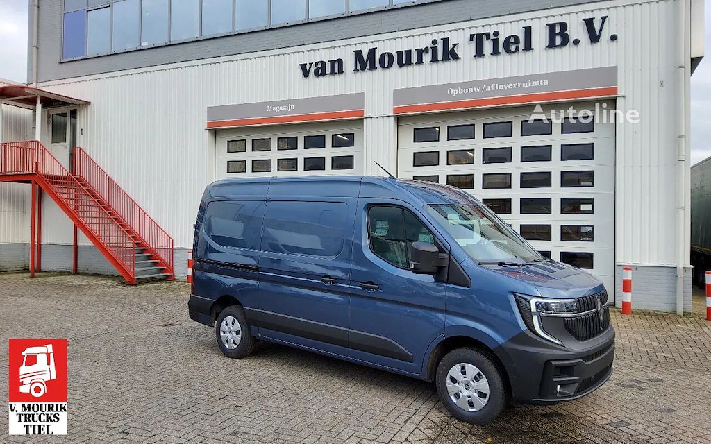 Renault Master 170.35 EURO 6 L2H2 - 2x ZIJSCHUIFDEUR - BLAUW-GRIJS METAL minibus furgon