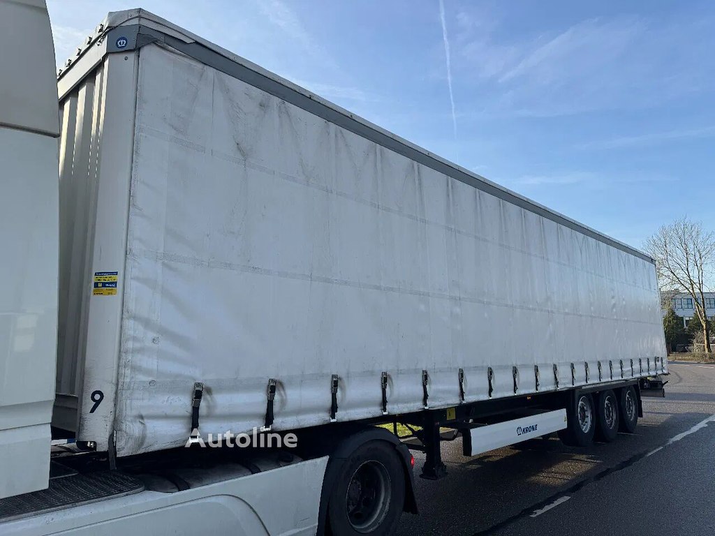 Krone SD - 3 AXLE SAF + SLIDING ROOF + LIFT AXLE poluprikolica sa kliznom ceradom