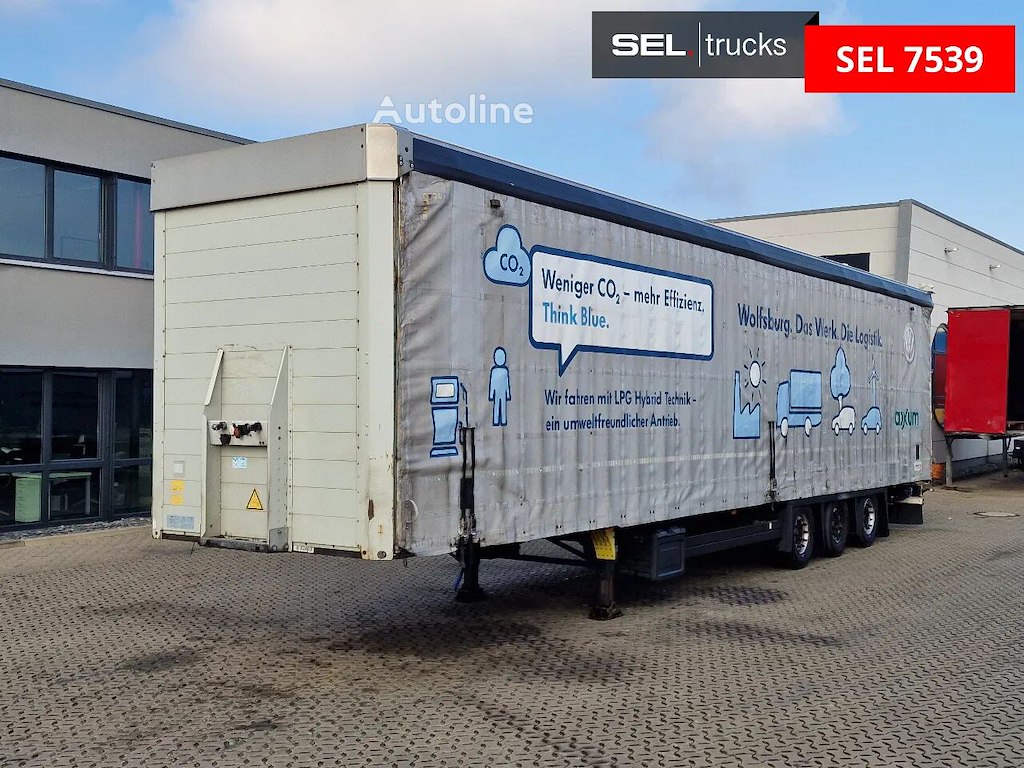 Schmitz Cargobull SCS 24/L - 13.62 M B Hubdach / Liftachse poluprikolica sa kliznom ceradom