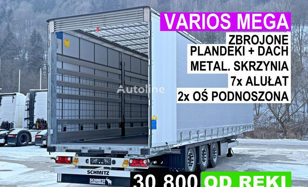 Nova Schmitz Cargobull poluprikolica sa kliznom ceradom