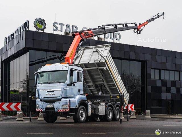 MAN TGS 33.480 6x6 PALFINGER PK 26002 Fly Jib Crane kiper