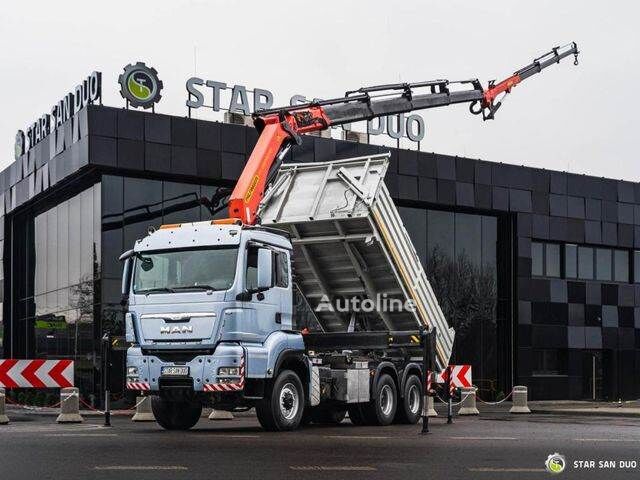 MAN TGS 33.480 6x6 PALFINGER PK 26002 Fly Jib Crane kiper