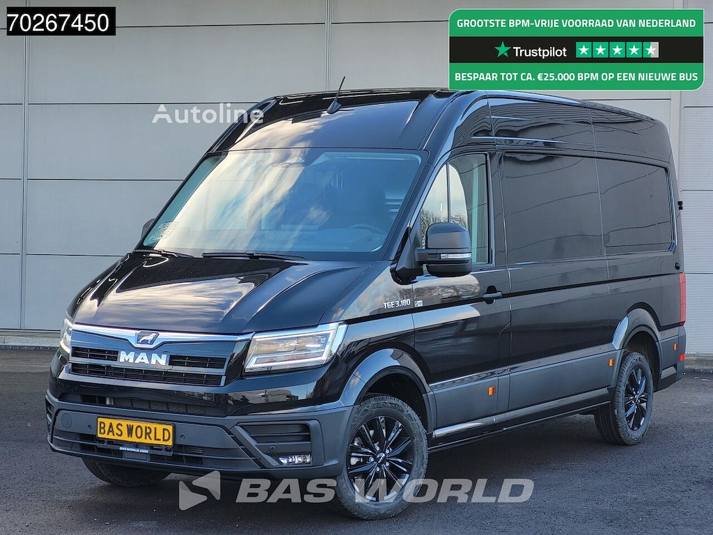 Novi MAN TGE 3.180 Automaat 2025 model Facelift Black Edition L3H3 ACC Tr laki furgon