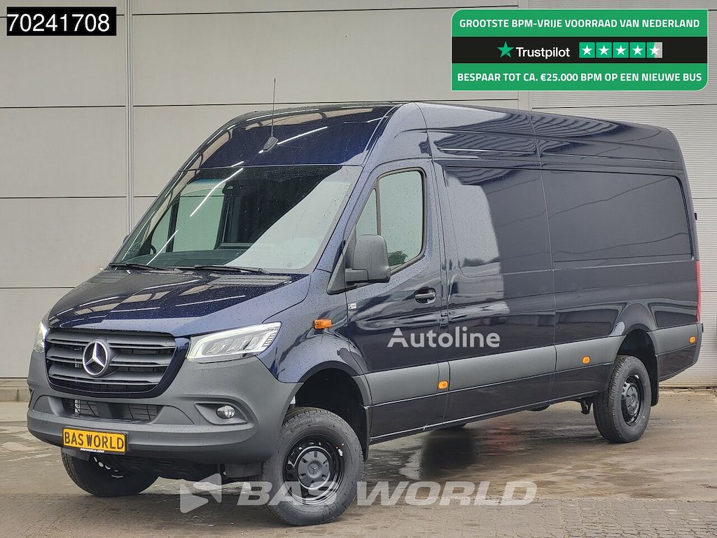 Novi Mercedes-Benz Sprinter 319 CDI Automaat 4x4 L3H2 Blauw Metallic LED Navi Camer laki furgon