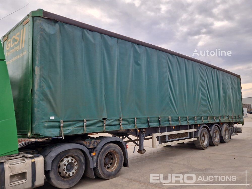 Prodaje se Montracon Tri Axle Curtainsider Trailer poluprikolicu sa kliznom ceradom na aukciji