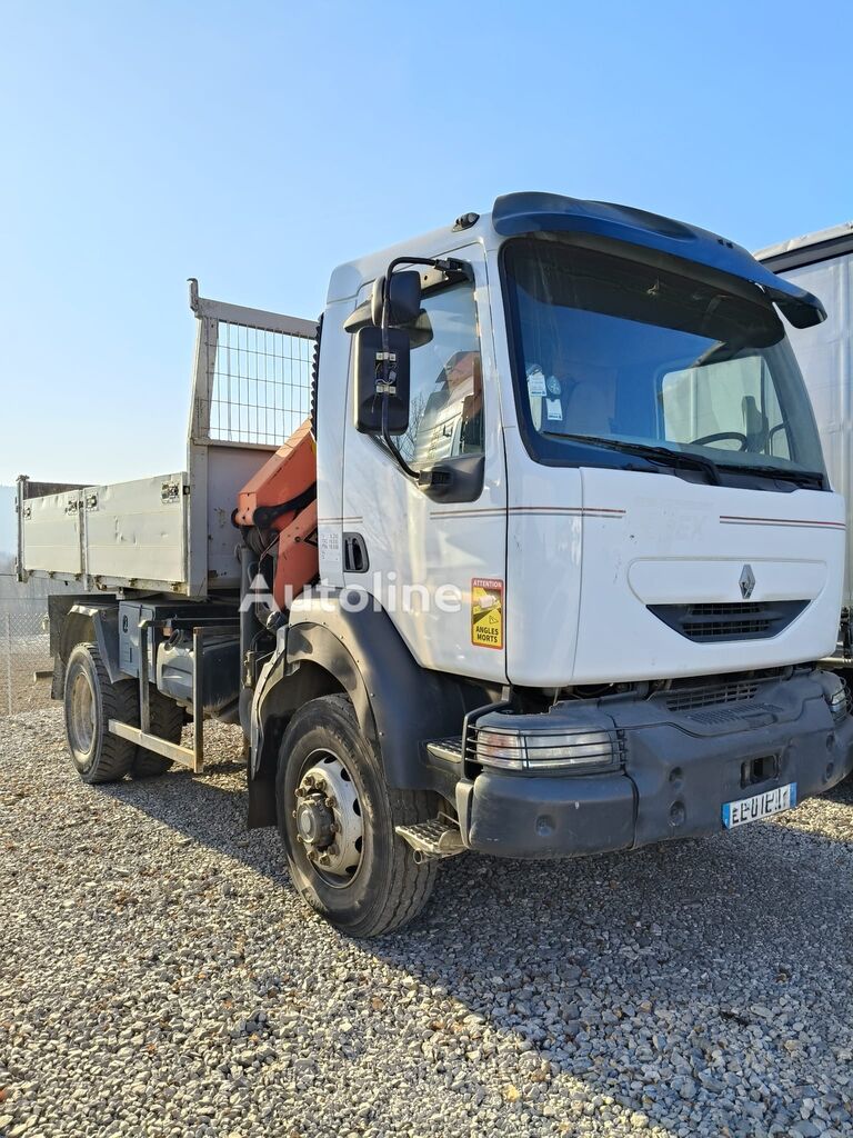 Renault MIDLUM 220 4x4 / WYWROTKA + HDS PALFINGER SKŁADANY W Z / DMC 16 kiper