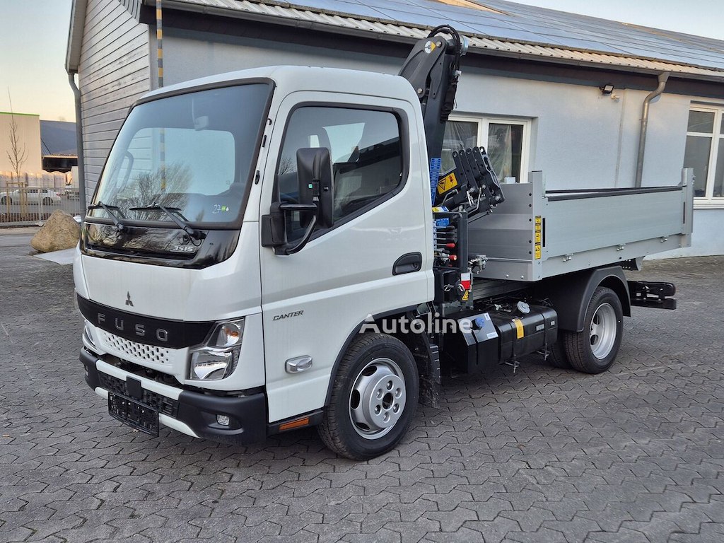 Novi Mitsubishi FUSO 3S15 Alukipper mit Ladekran 3 x hydr kiper