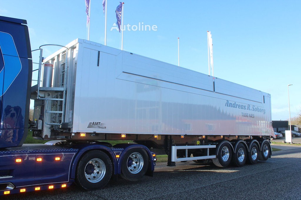 Nova AMT AMT TK400 4 akslet 60 m3 tiptrailer åbenbar side poluprikolica kipera