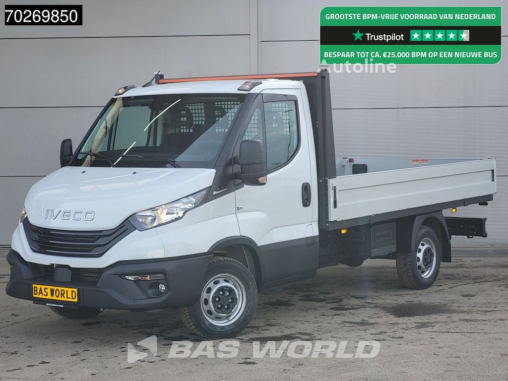 Novi IVECO Daily 35S16 Automaat 160PK Open laadbak 2025 model 3,5t Trekhaak kamion s ravnom platformom < 3.5t