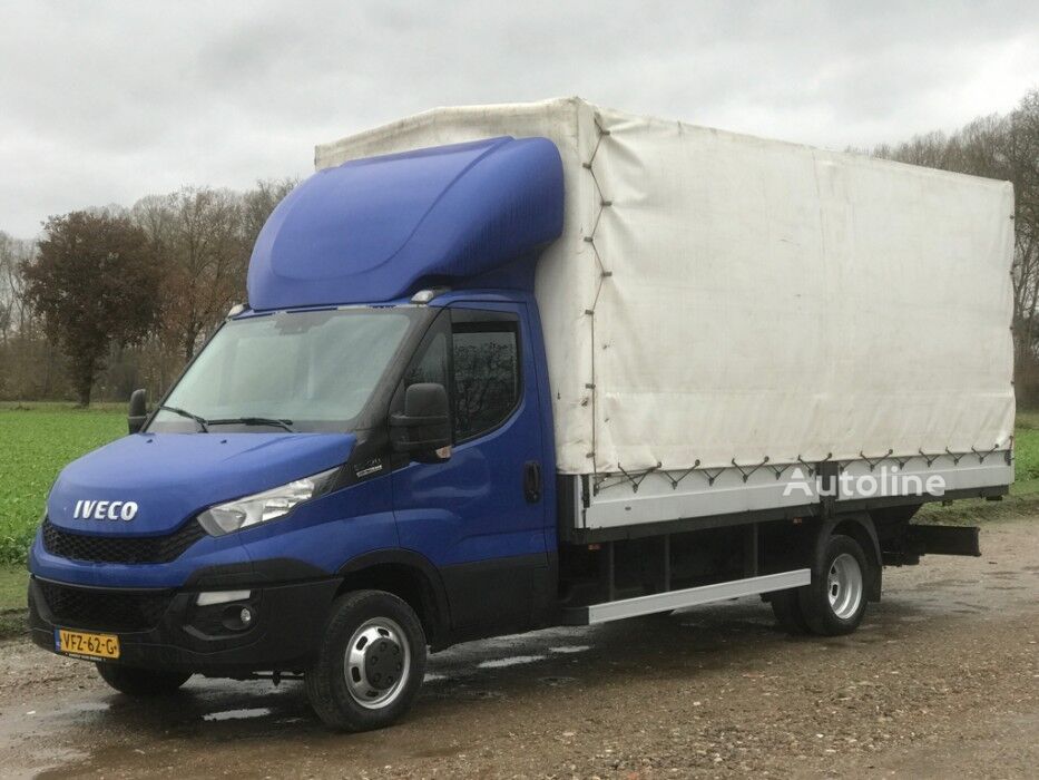 IVECO Daily 50C17 3.0 Euro 5 Hi-Matic Huif / Open Laadbak 3.5T N2 kamion s ceradom < 3.5t