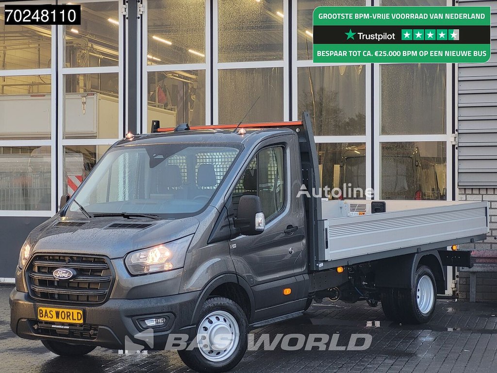 Novi Ford Transit 165pk Open laadbak Dubbellucht Pritsche Trekhaak Airco C kamion s ravnom platformom < 3.5t