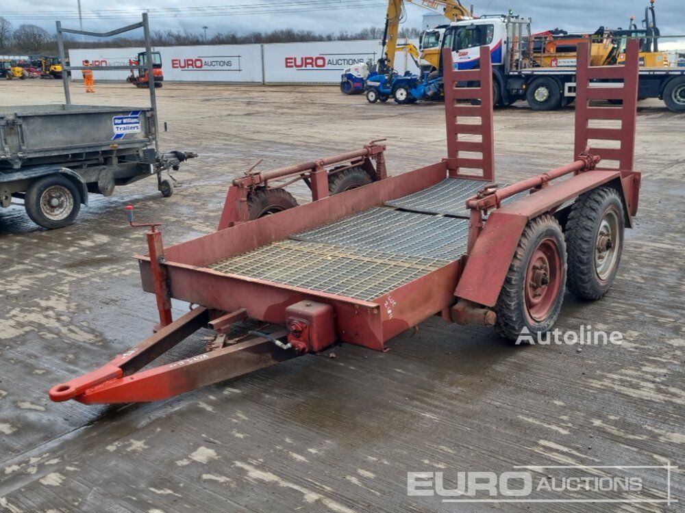 Prodaje se Drop Deck Plant Trailer, Hydraulic Lowering Floor with Ramps poluprikolicu sa niskom platformom na aukciji